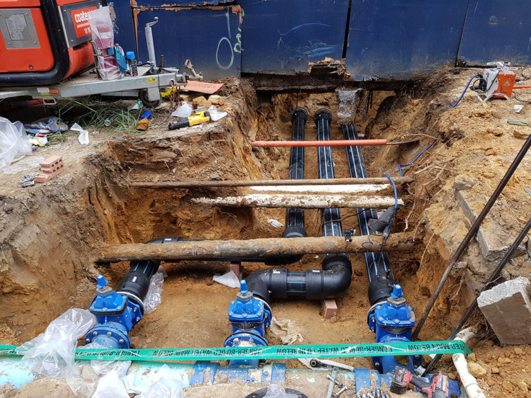 Large Water Services to connect to Sydney Water cold water network ...