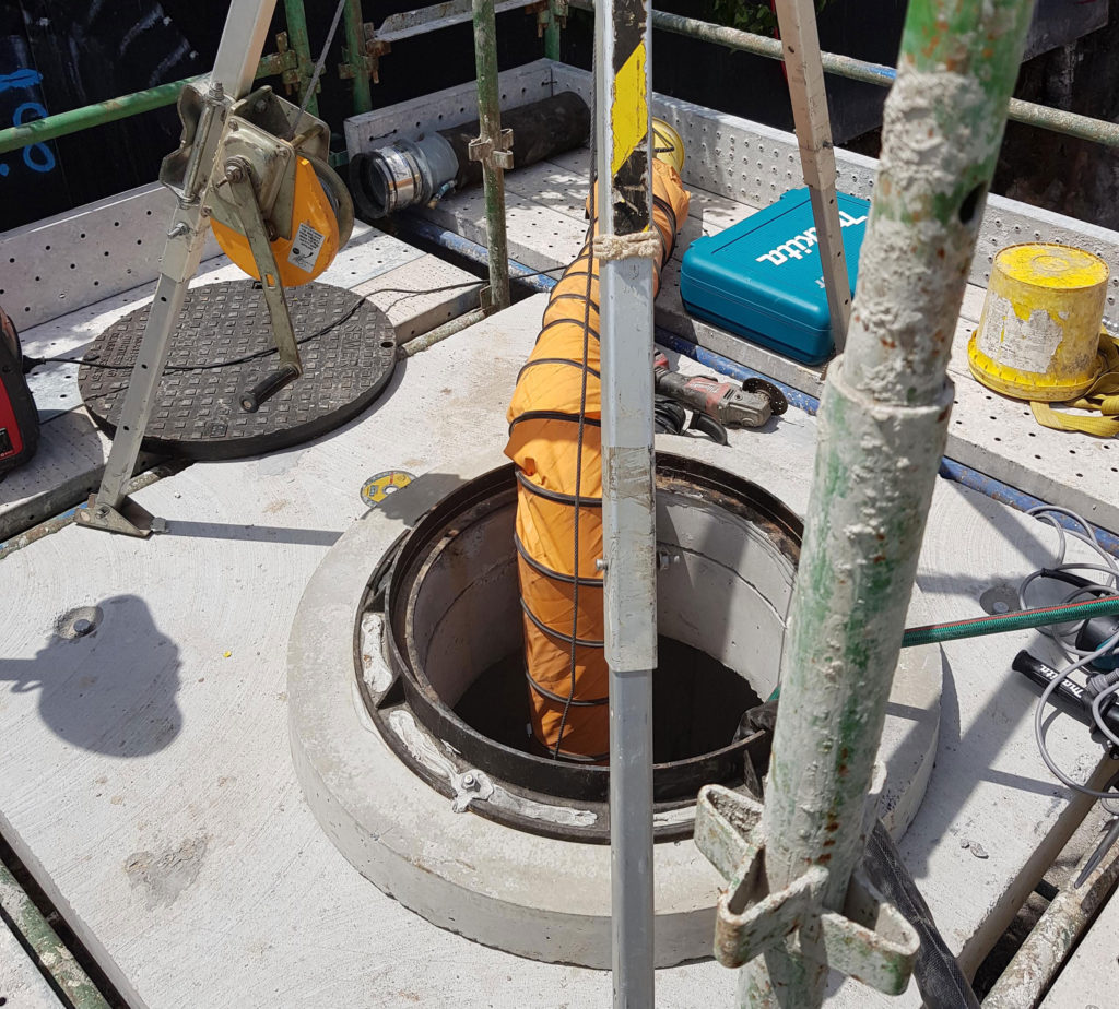 Sydney Water peg outs sometimes require confined space entry. | Sydney ...
